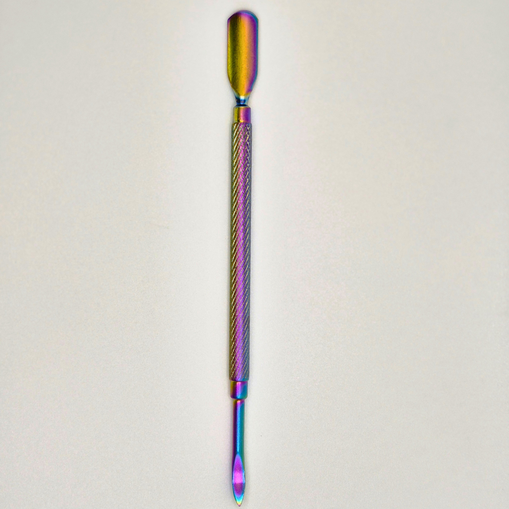 Cuticle Pusher | Stainless Steel Dual-Ended Tool - Belle Beauty